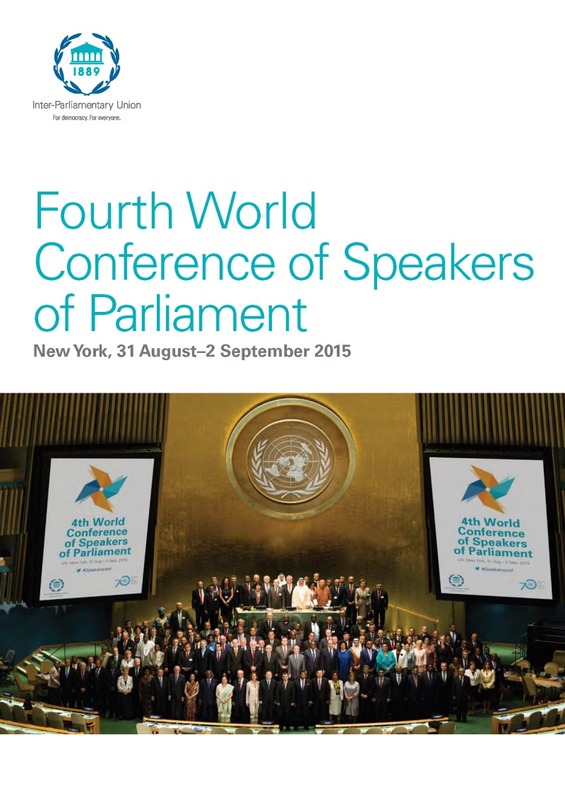 Fourth World Conference of Speakers of Parliament | Inter-Parliamentary ...